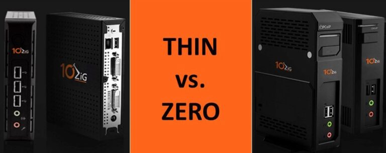 Thin Clients vs. Zero Clients for VDI | 10ZiG Technology | 10ZiG